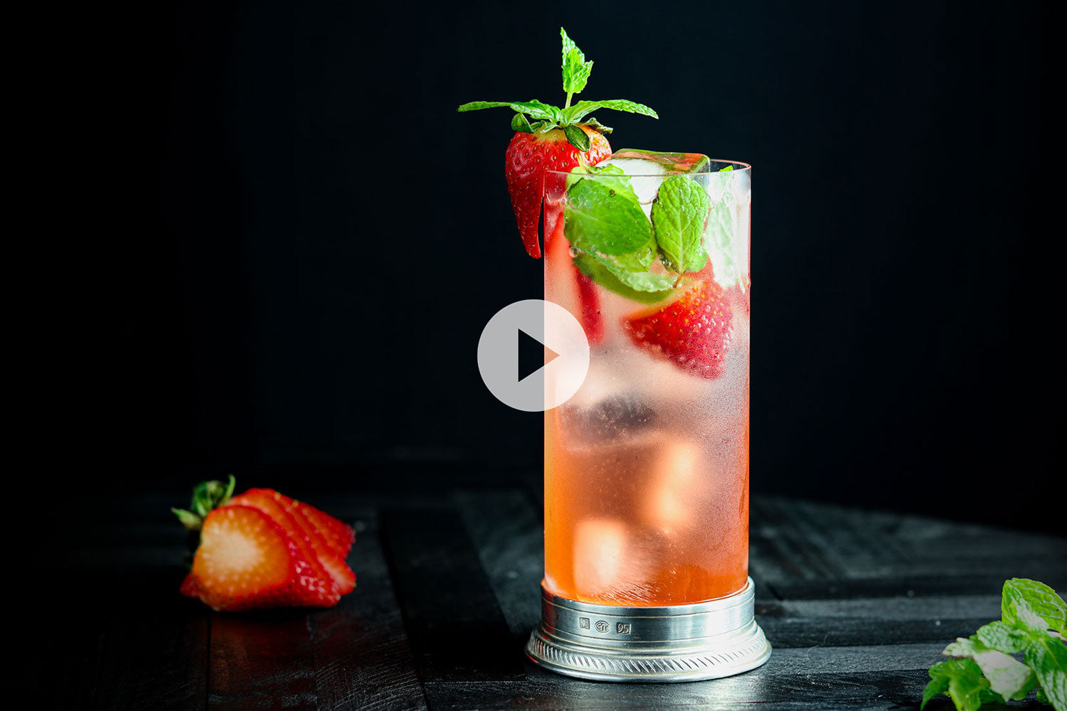 Strawberry Mint Highball – MATCH • Made in Italy