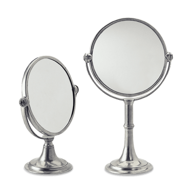 MATCH Pewter Double Sided Vanity Mirror – MATCH • Made in Italy