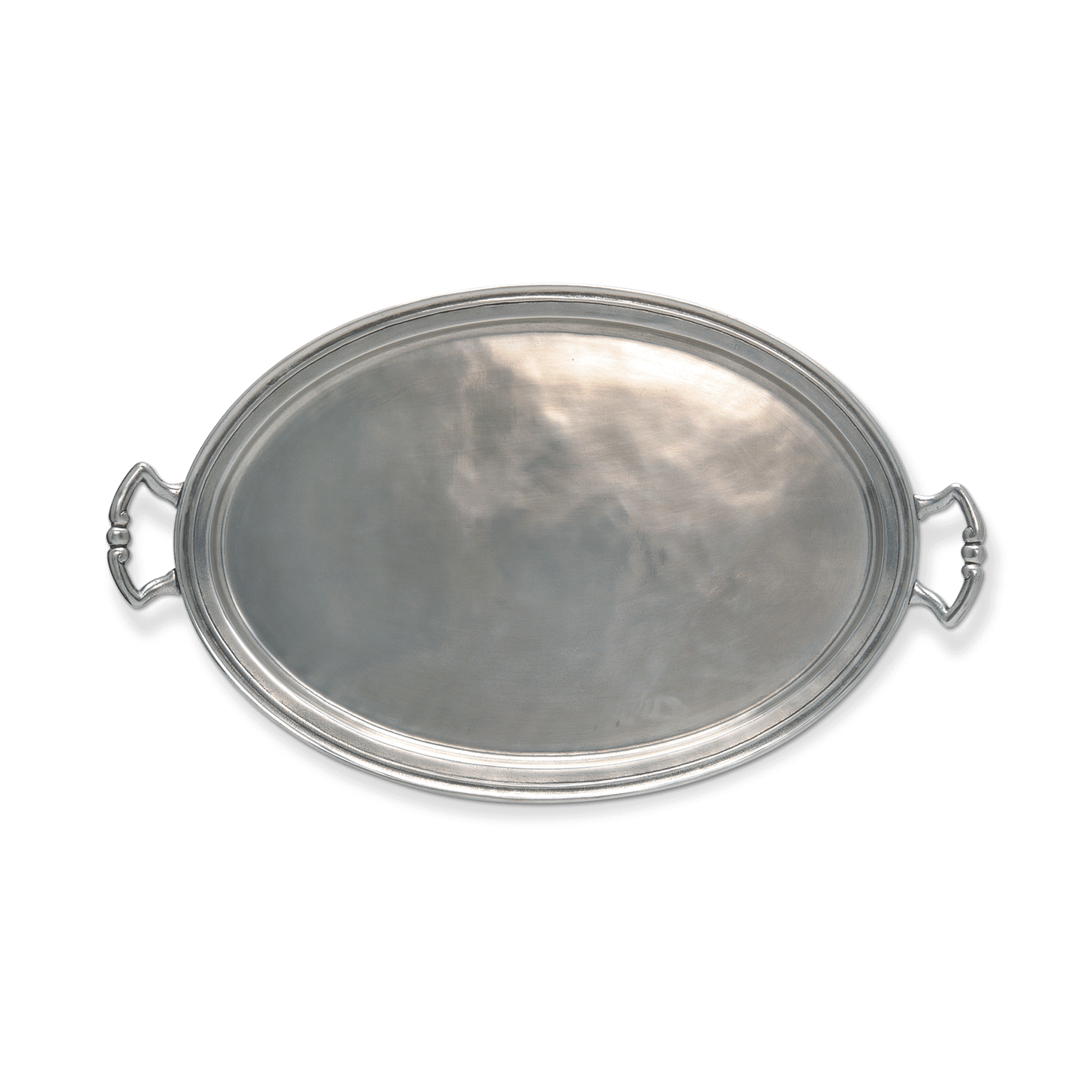 MATCH Pewter Extra Large Oval Tray with Handles – MATCH • Made in Italy