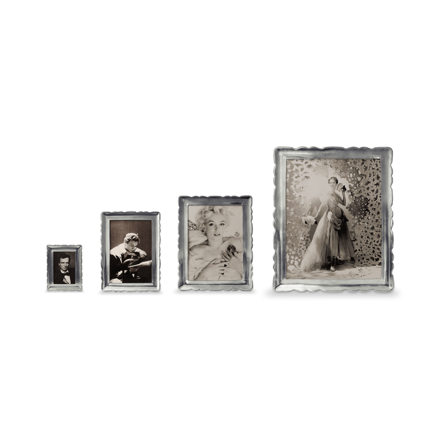 MATCH Pewter Carretti Picture Frame Large Rectangle – MATCH • Made in Italy