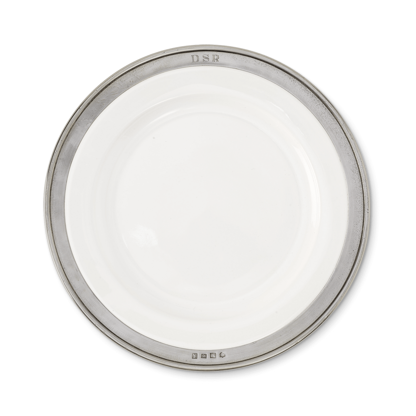 MATCH Pewter Convivio Dinnerware Dinner Plate White 11" – MATCH • Made ...